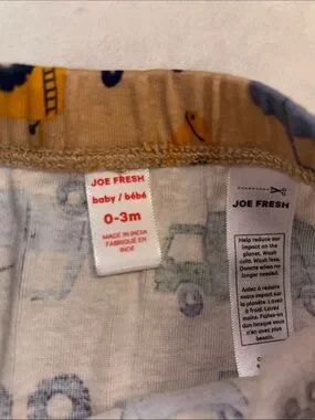 Joe Fresh | Bottoms | Joe Fresh Tan Baby Pants With Green Blue And ...